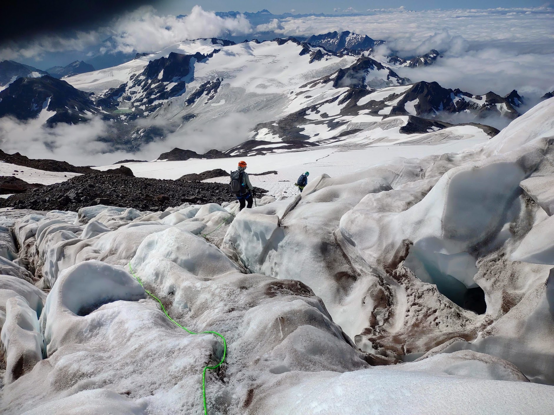 Basic Glacier Climb - Glacier Peak/Disappointment Peak Cleaver — The ...