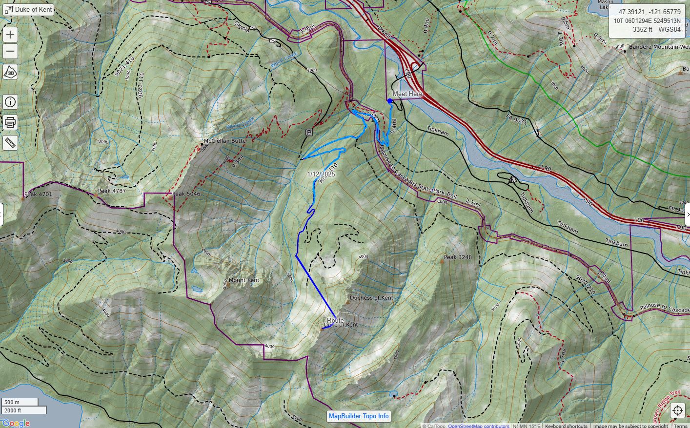 Intermediate Alpine Climb - Duke of Kent — The Mountaineers