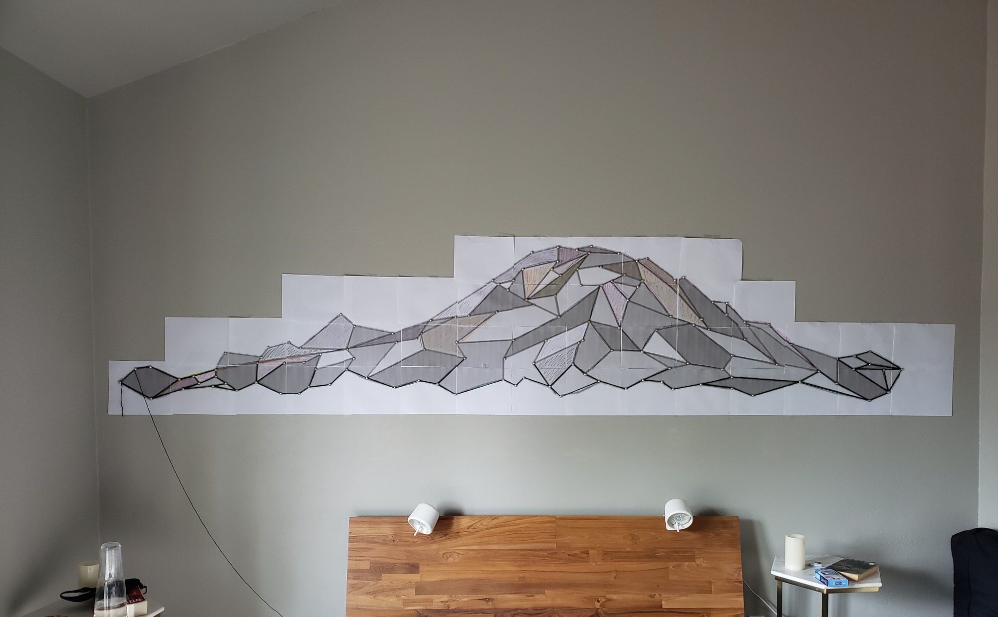 How to Make Your Own String Art Mountain Installation — The Mountaineers