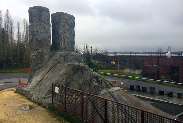 North Plaza Friction Slab Traffic Safety — The Mountaineers