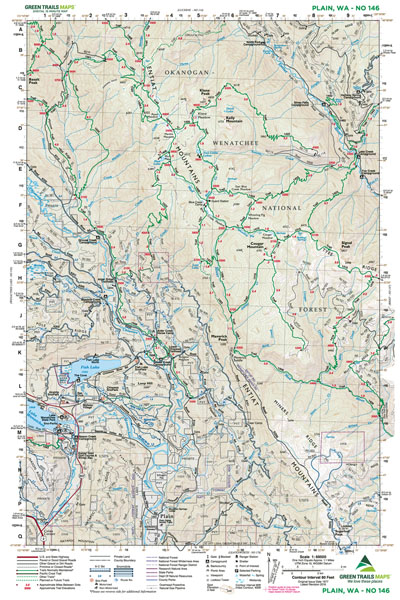 Plain, WA No. 146: Green Trails Maps — Books