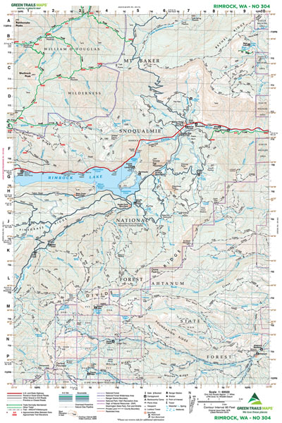 Rimrock, WA No. 304: Green Trails Maps — Books