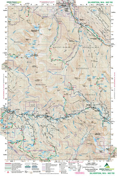 Silverton, WA No. 110: Green Trails Maps — Books