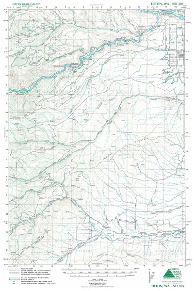 Tieton, WA No. 305: Green Trails Maps — Books