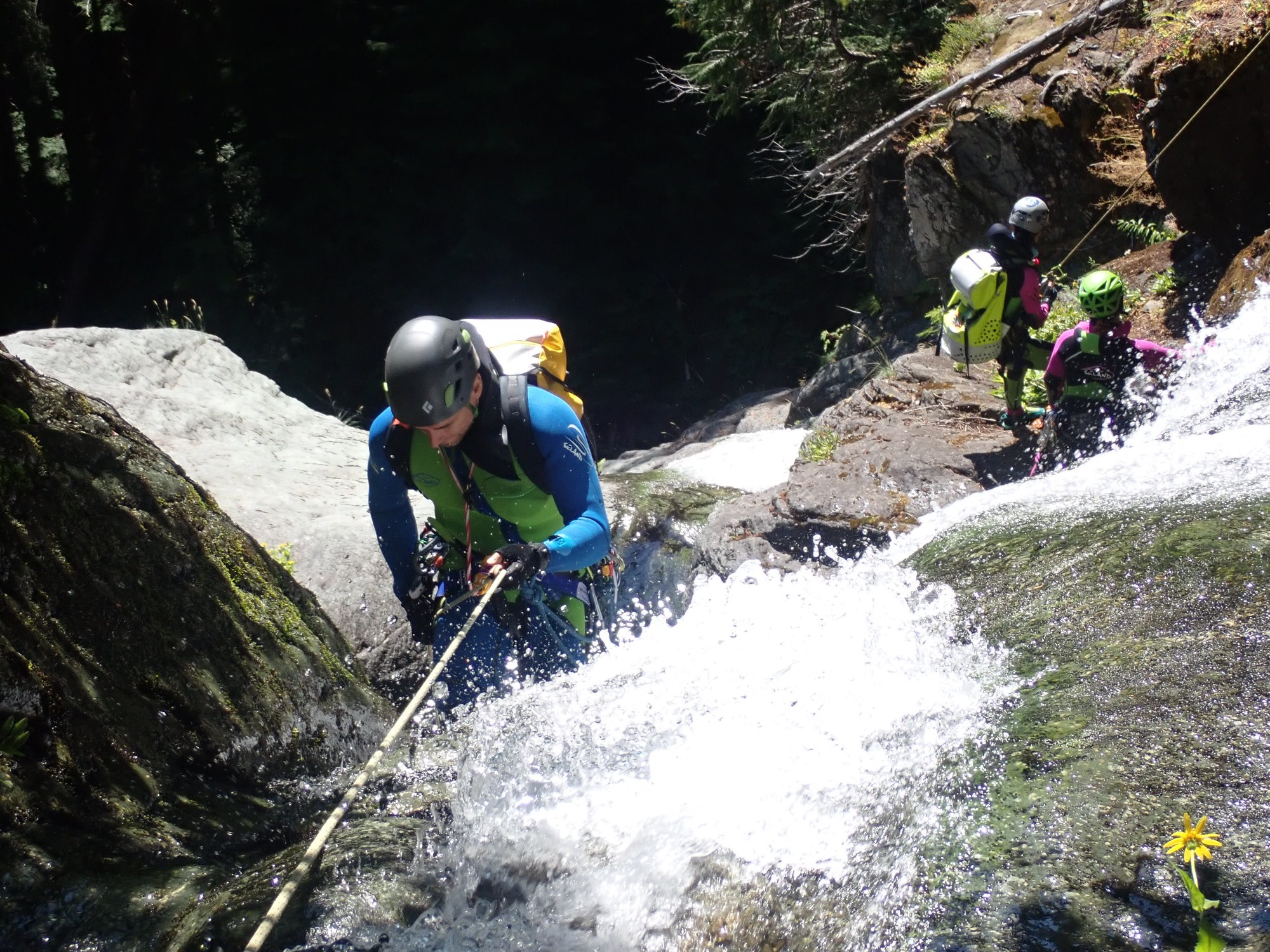 Waterfall Canyoning Course — The Mountaineers