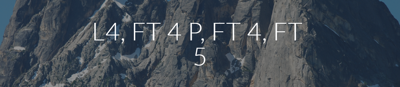 L4, FT4 P, FT 4, FT5 — The Mountaineers