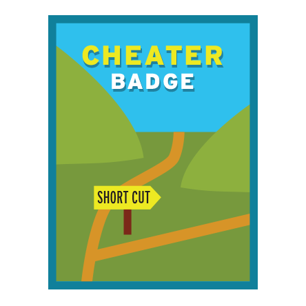 Cheater Badge - Short Cut — The Mountaineers